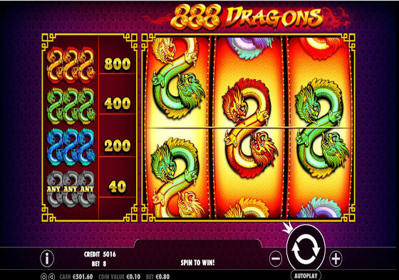 888 Dragons Video Slot Machine – New Title by Pragmatic Play