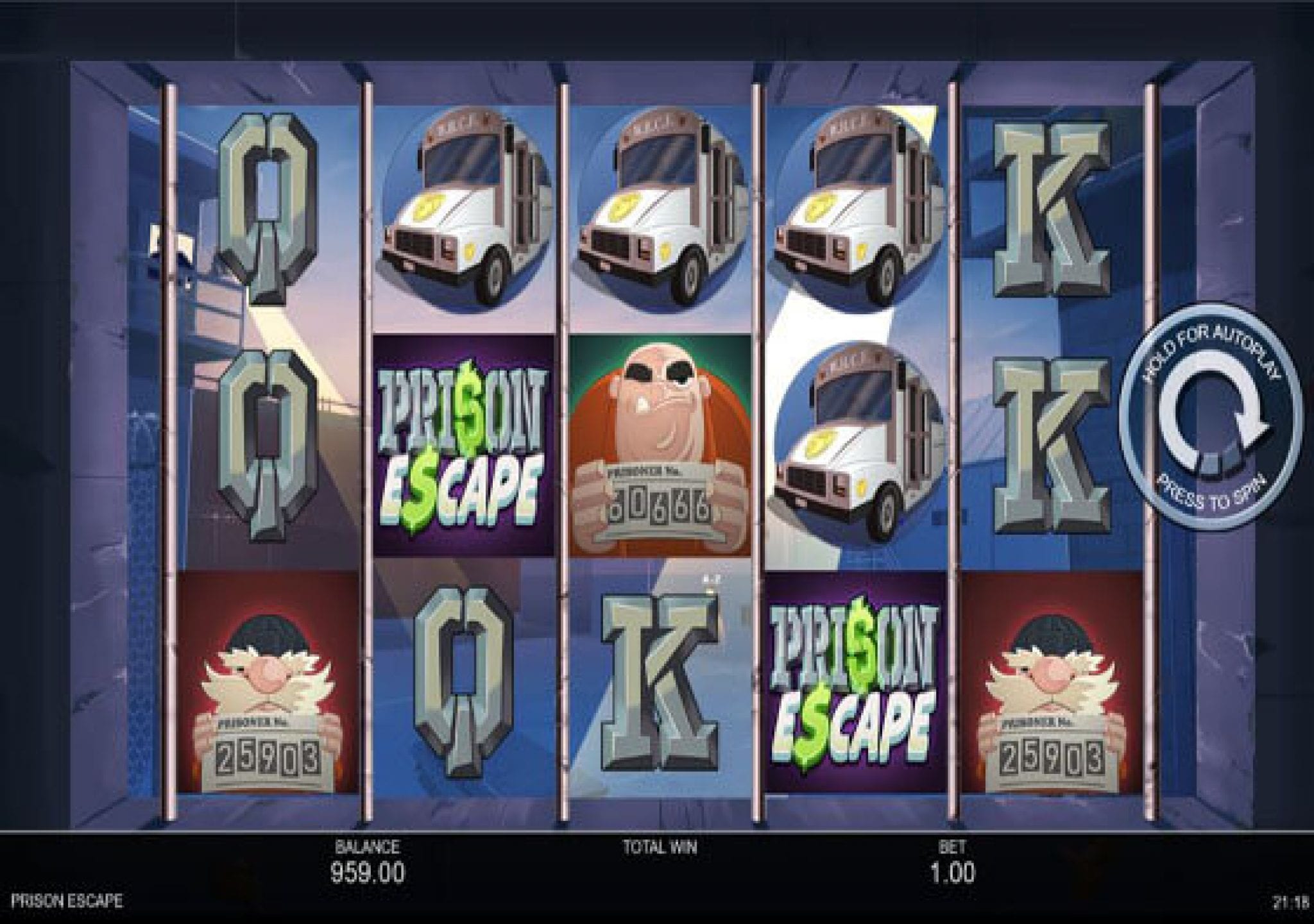 Play Prison Escape Slot Machine – New Titles by Inspired Gaming